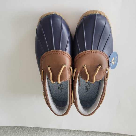 Shoes | Jbu By Jambu Navy Blue Rain Shoe Gwen Rubber Waterproof Size 9m ...